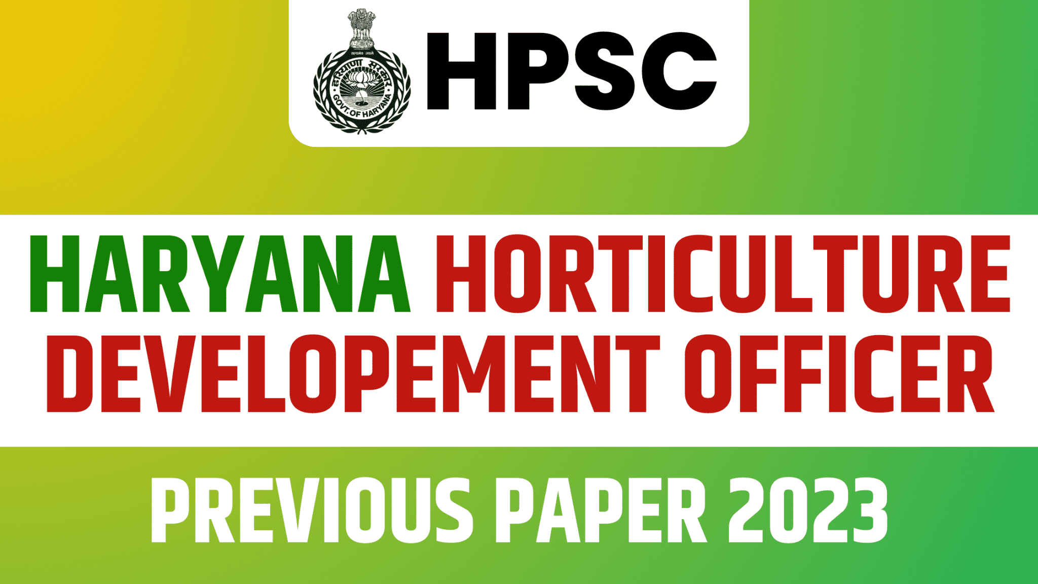 DSSSB Section Officer Horticulture Previous Year Question Paper - Agri Books